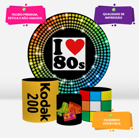 Kit Festa Anos 80