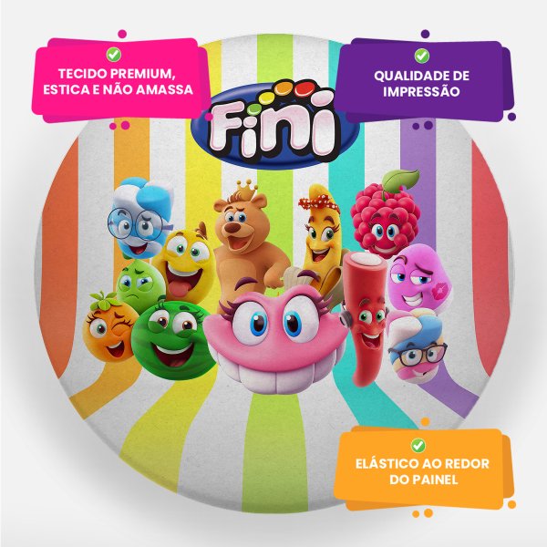 Painel de Festa Redondo Fini